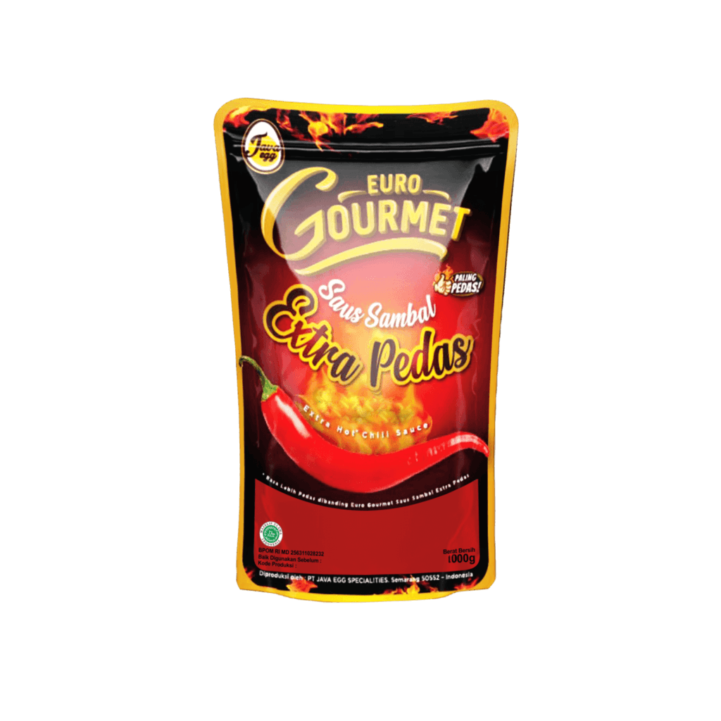 Euro Gourmet Saus Sambal Extra Pedas 500 gr - Java Egg Specialities